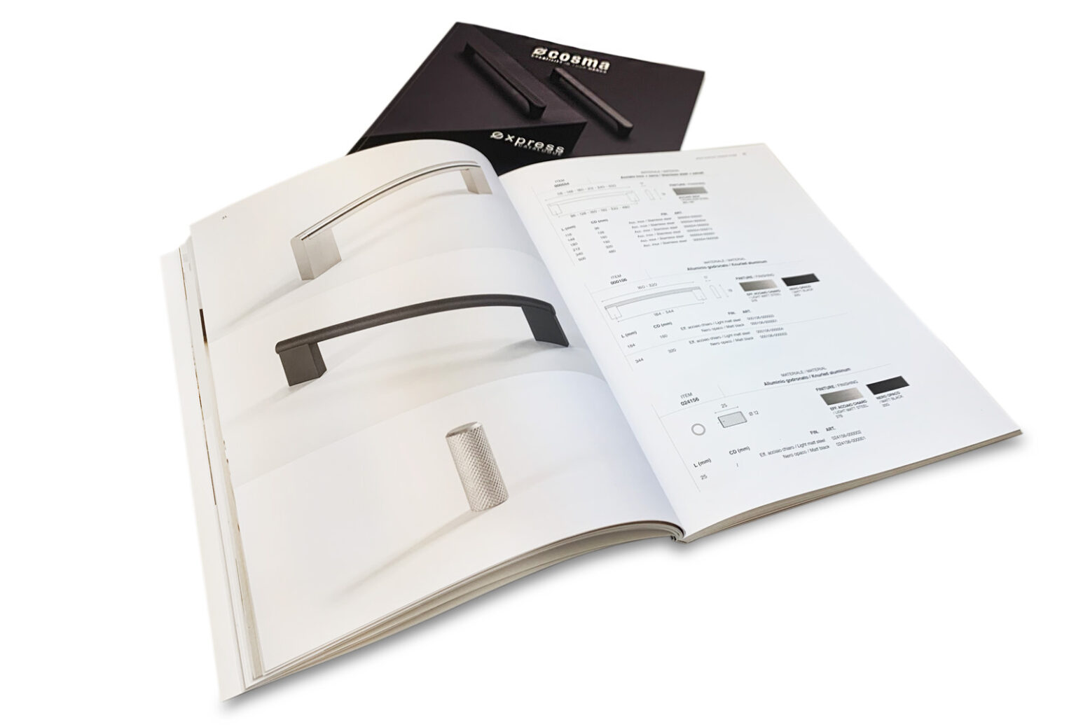 Cosma Express: the new catalog of aluminum handles and systems – Cosma